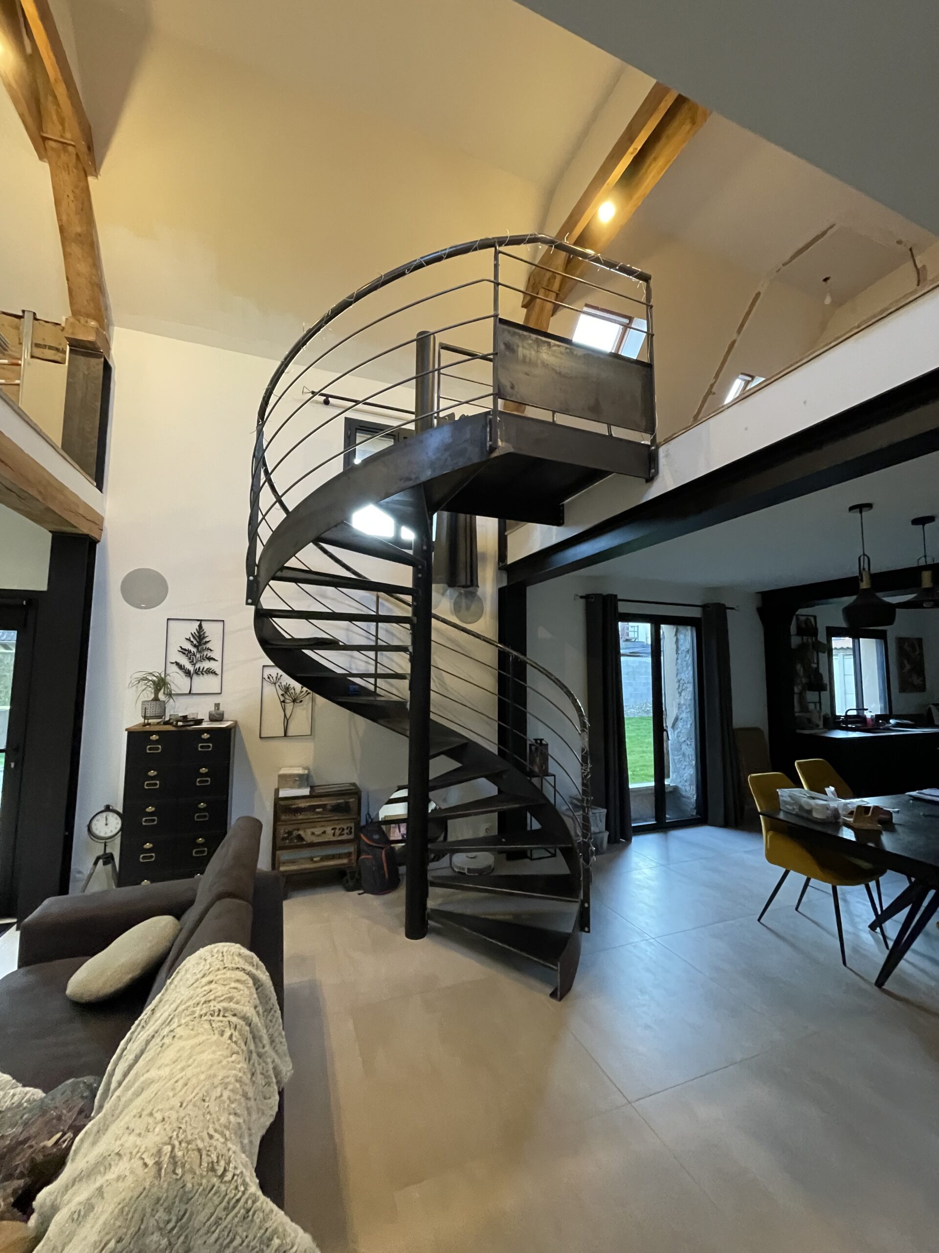 Mise En Avant D'un Projet : Escalier Helicoidal - MSC Metallerie